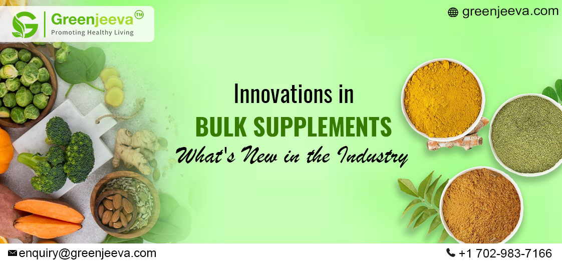Innovations in Bulk Supplements Wholesale: What's New in the Industry