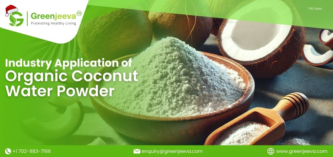 Replace Artificial Ingredients with Organic Coconut Water Powder