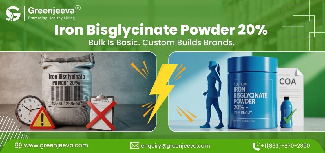 Iron Bisglycinate Powder 20%: Custom Solutions for Supplement Brands
