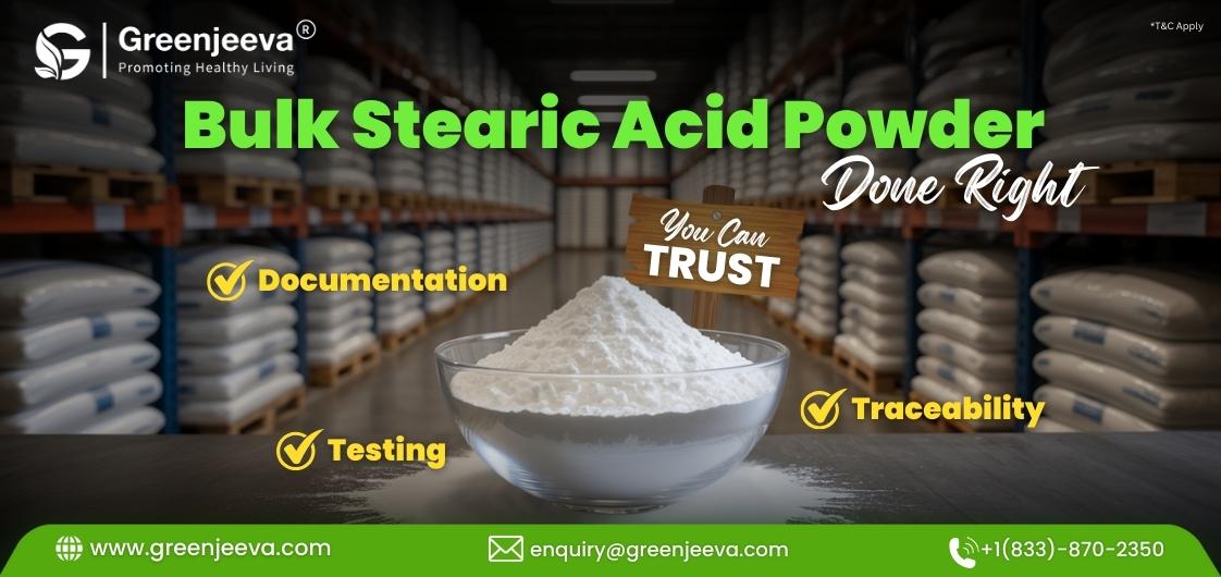 Stearic Acid Powder Bulk Purchase? Here’s What You Must Verify First